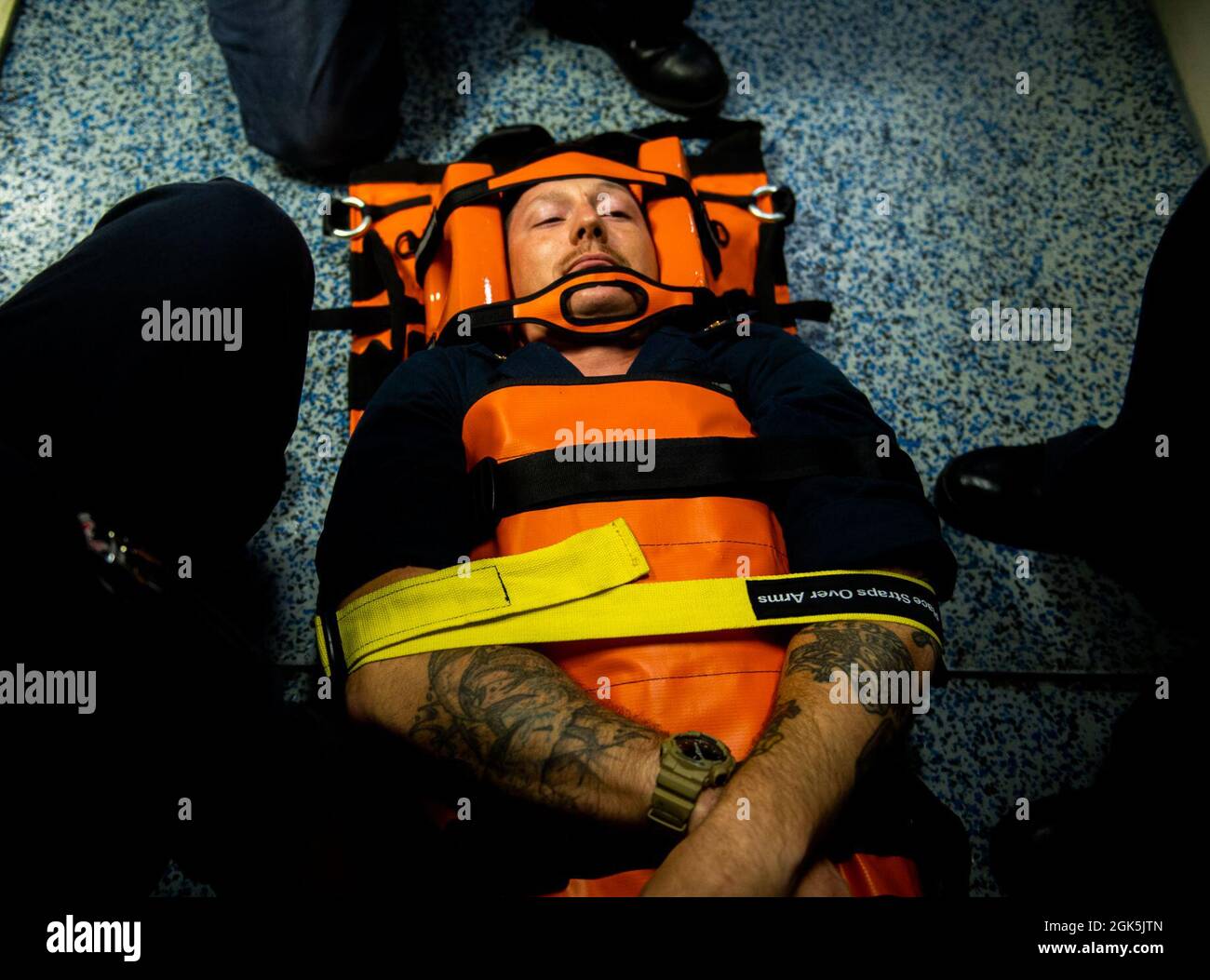SOUTH CHINA SEA (AUG. 09, 2021) Chief Fire Controlman Mike Gentry from ...
