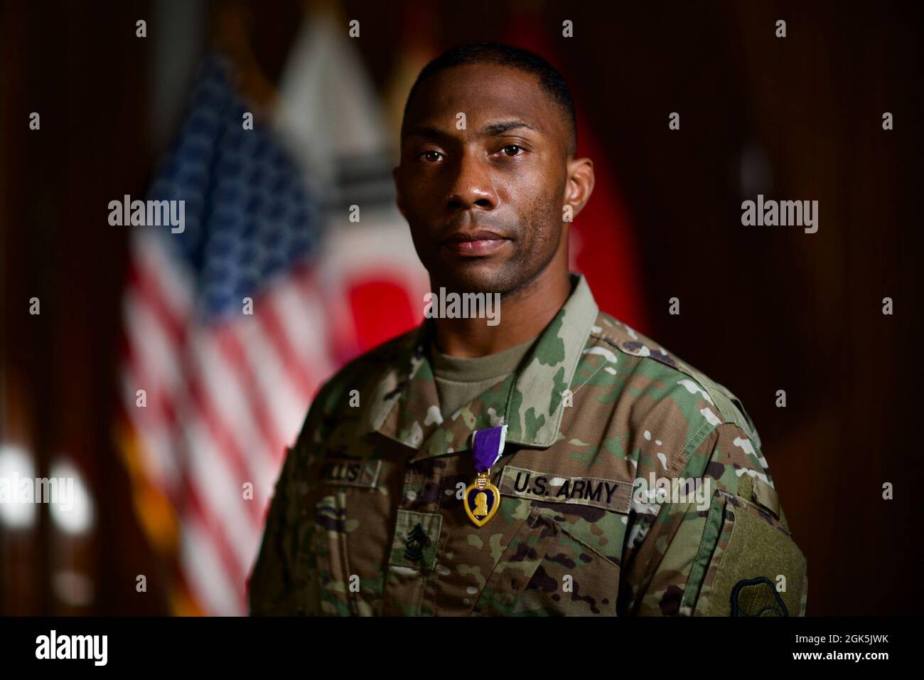 Master Sgt. Harry Willis III received a Purple Heart for wounds ...