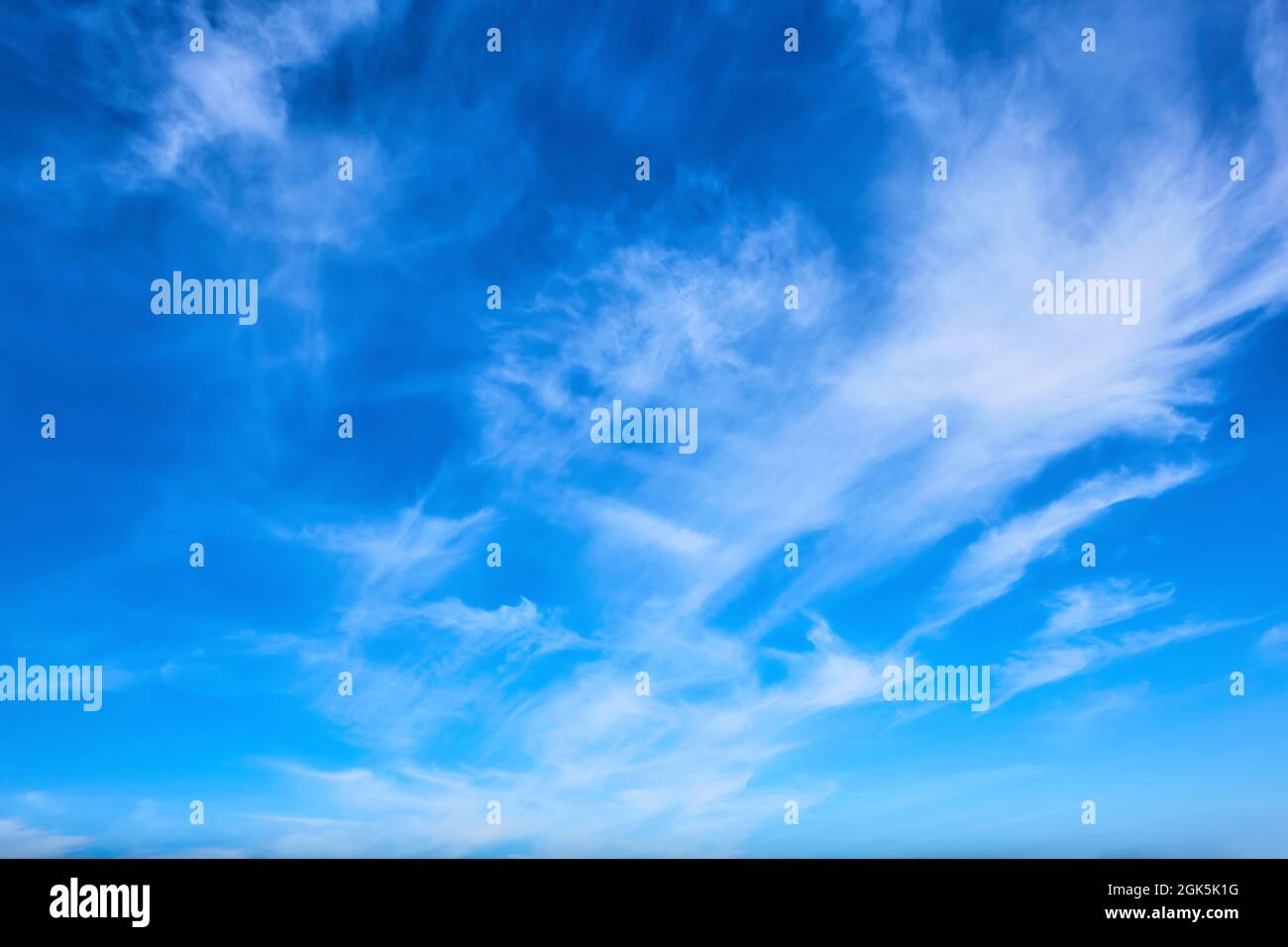 Panorama of daytime sky with clouds. sunset Sky background, daylight ...