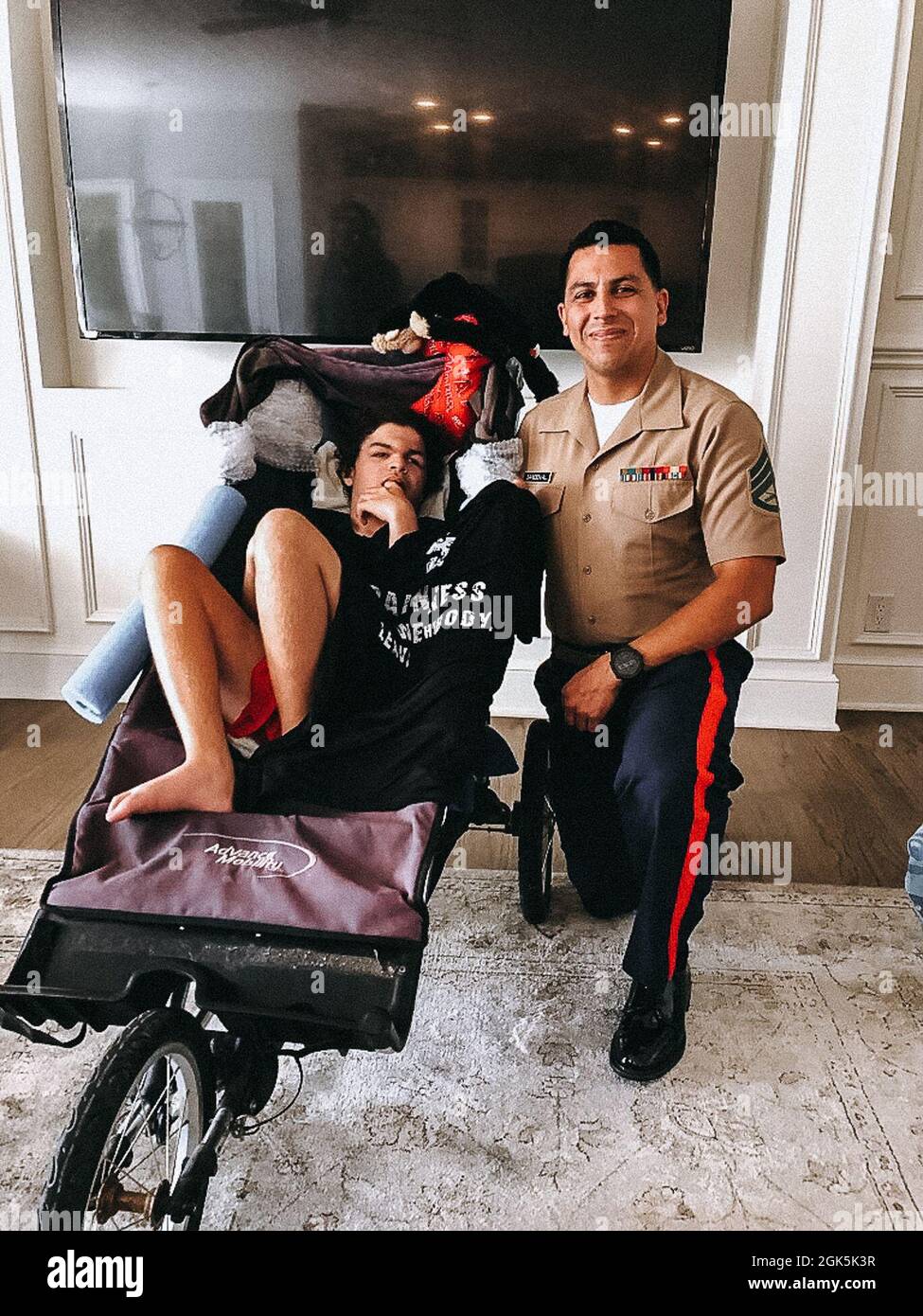 U.S. Marine Corps Staff Sgt. Anthony Sandoval, a recruiter with ...