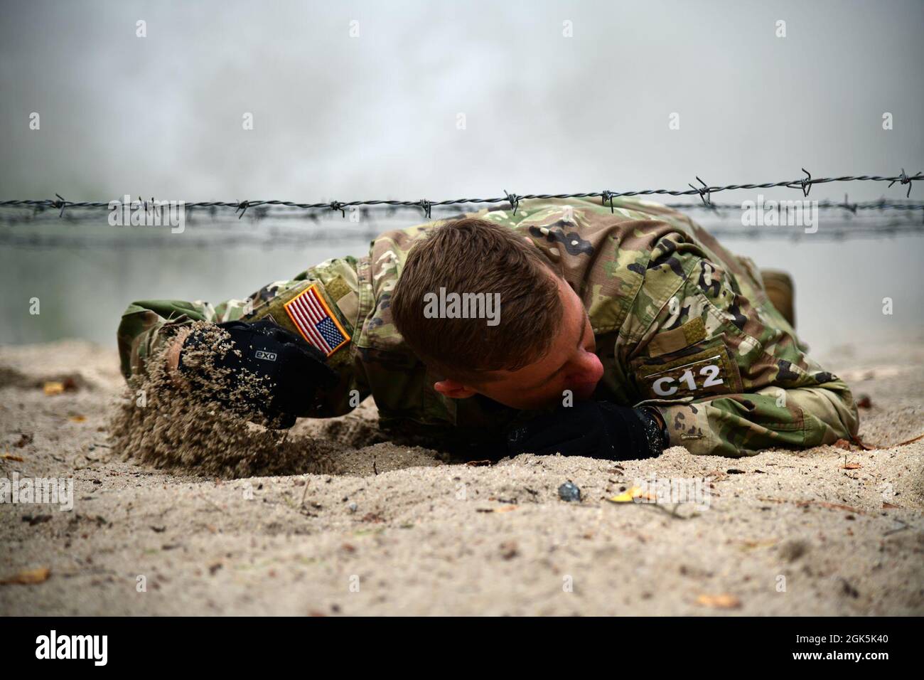 U.S. Army Sgt. James McCabe, assigned to 21st Theater Sustainment ...