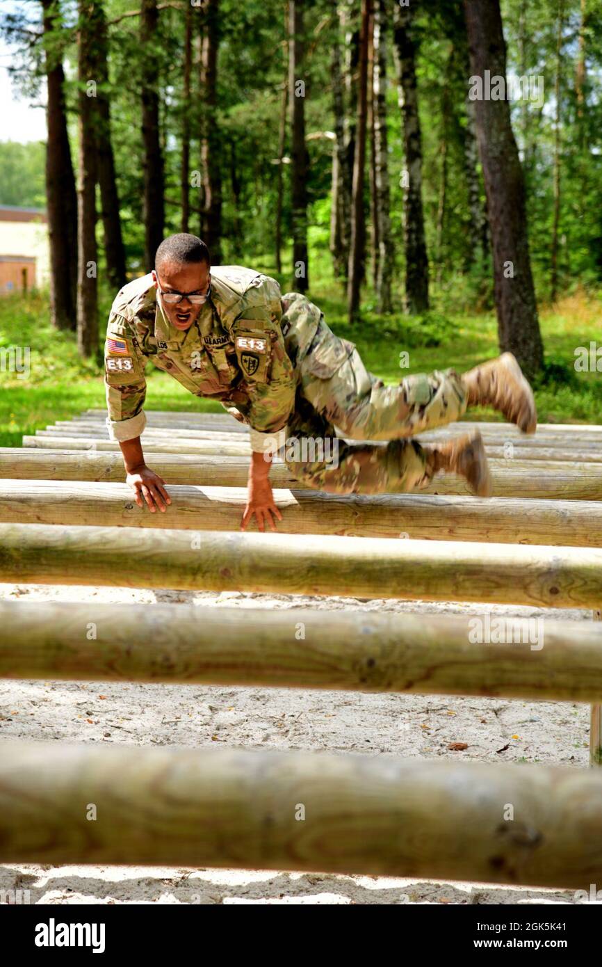 U.S. Army Cpl. Avery Fields, assigned to US Army NATO Brigade ...