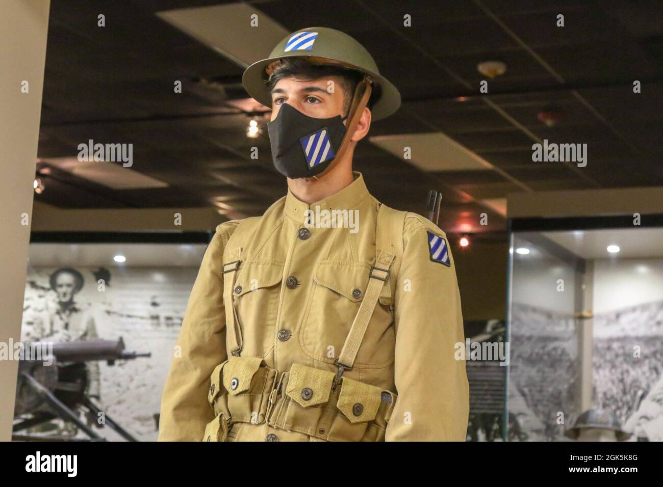 U.S. Army Spc. Phillip Barrersi, a member of the 3rd Infantry Division ...