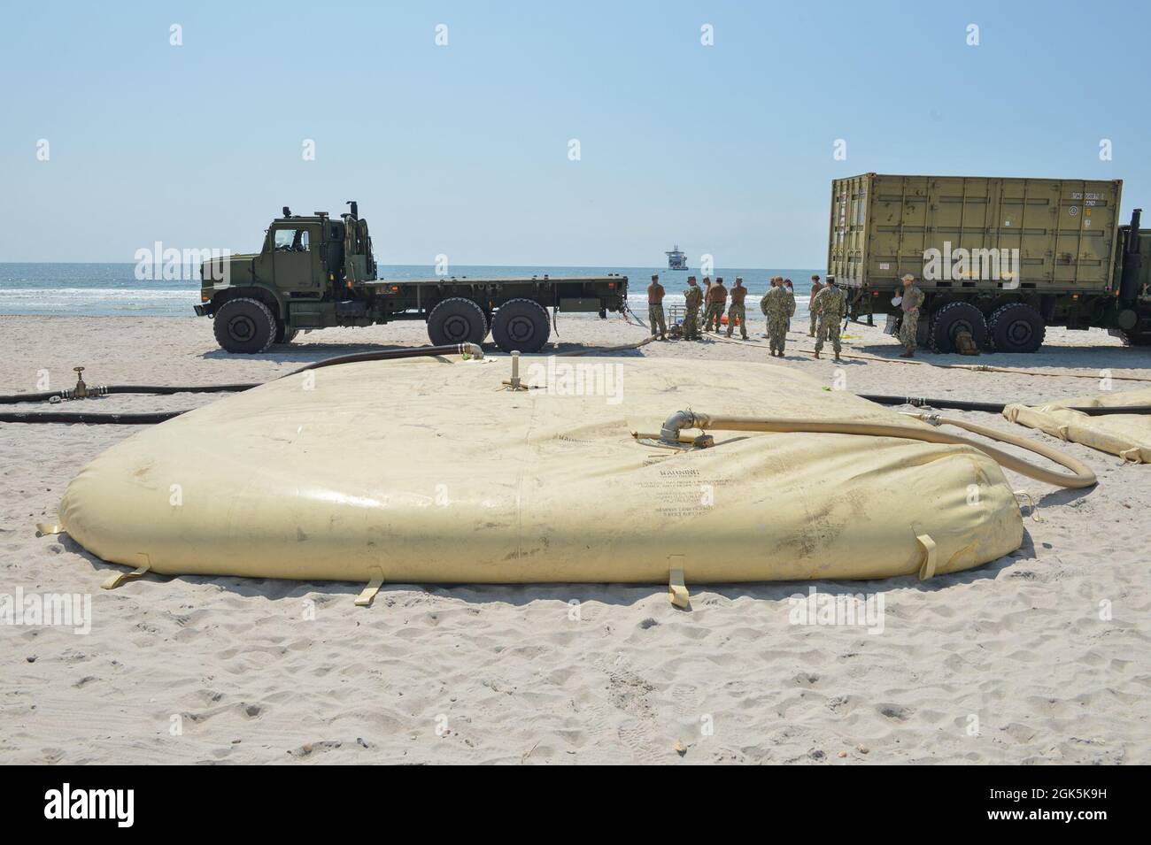 Distributed littoral operational fuel transfer system hi-res stock ...