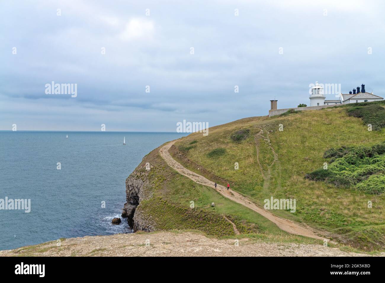 Anvil point lighthouse dorset hi-res stock photography and images - Alamy