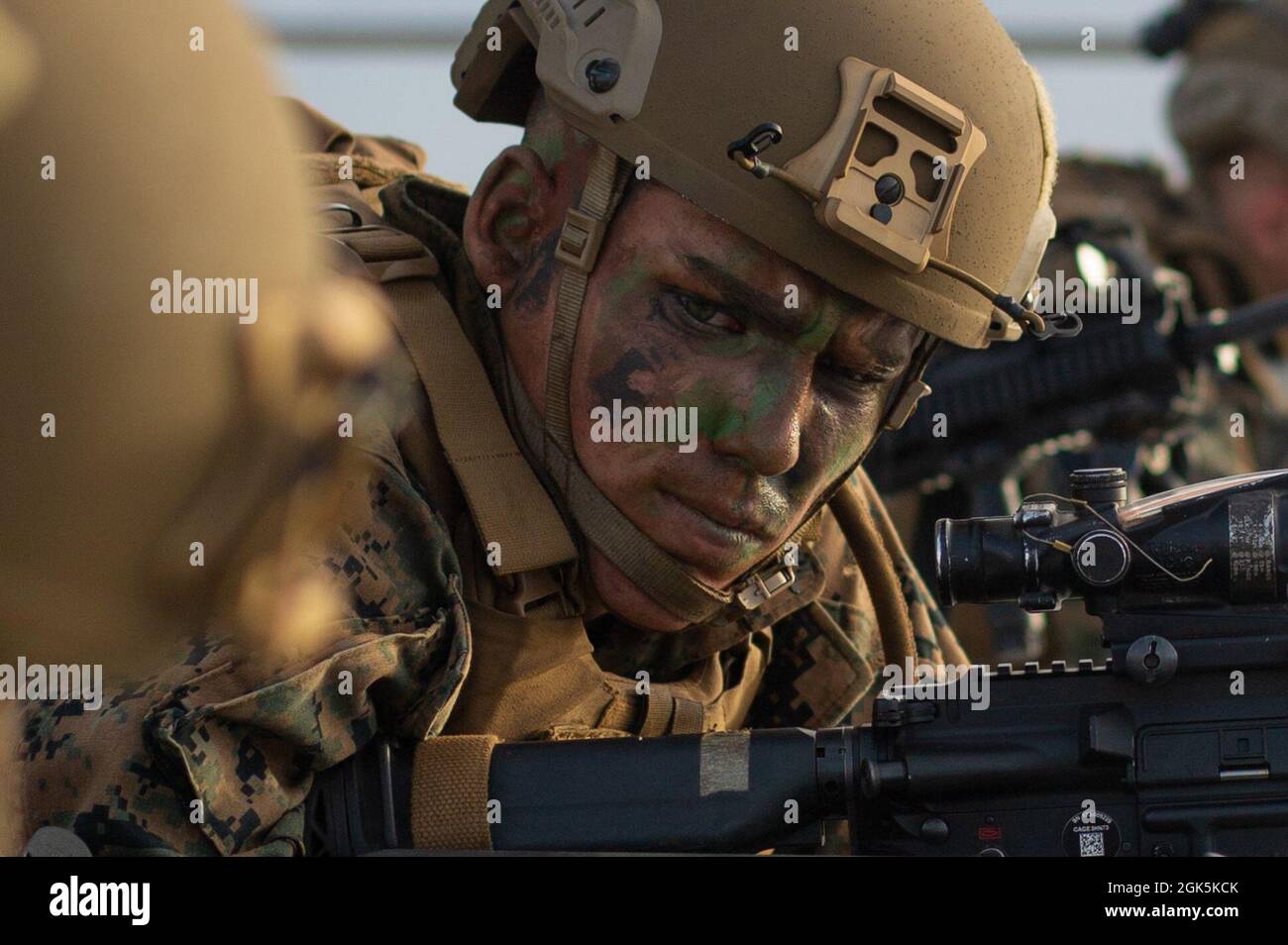 U.S. Marine Corps Lance Cpl. Gavin Wright, a rifleman with 1st ...