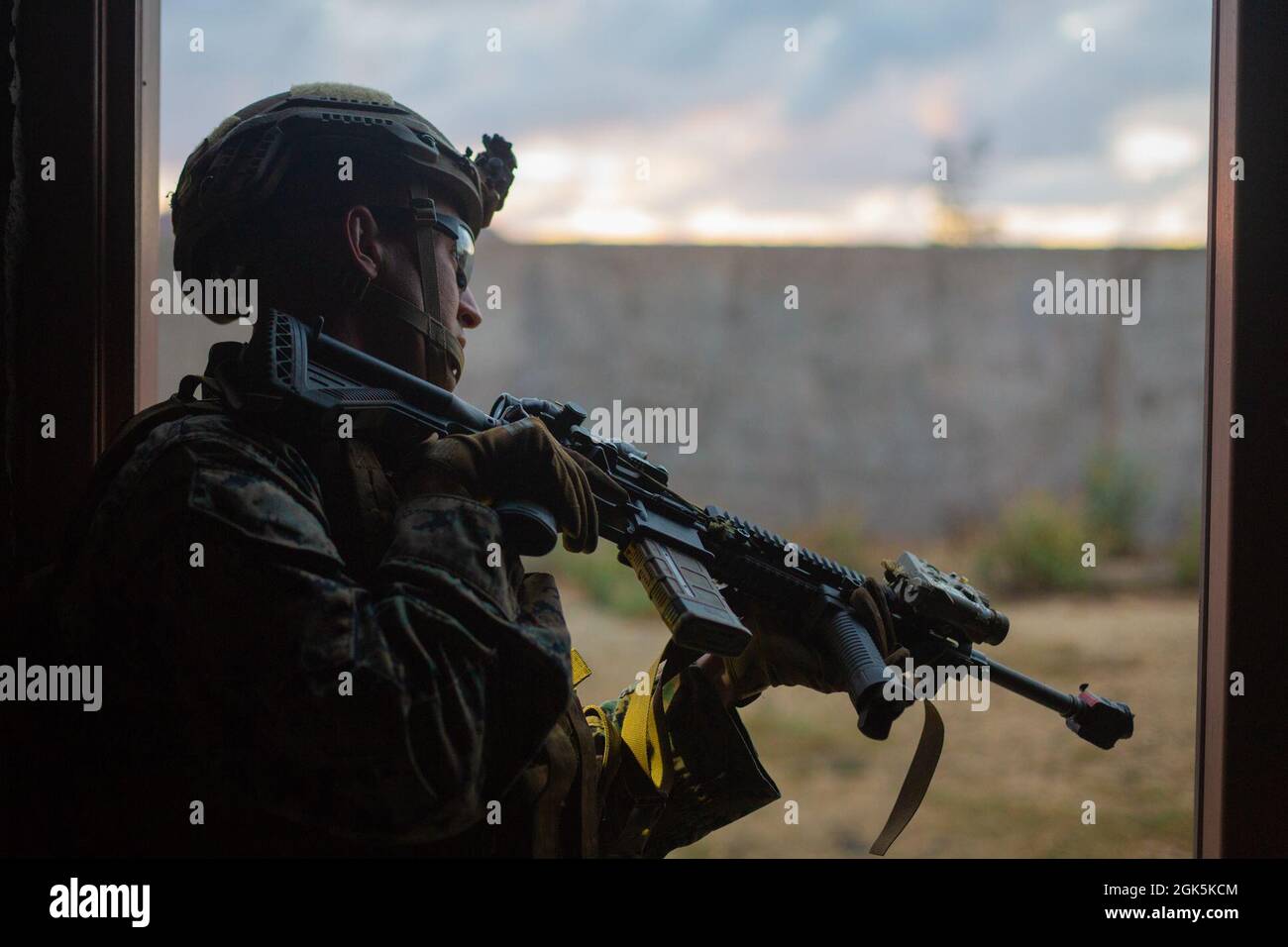 U.S. Marine Corps Sgt. Andrew Bittner, a rifleman with 1st Battalion ...