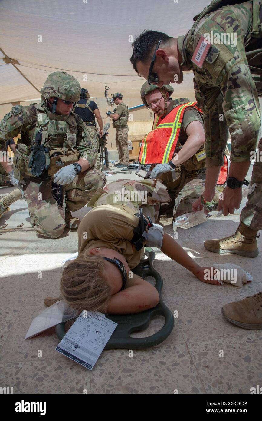 Combined joint mass casualty exercise including five coalition forces ...