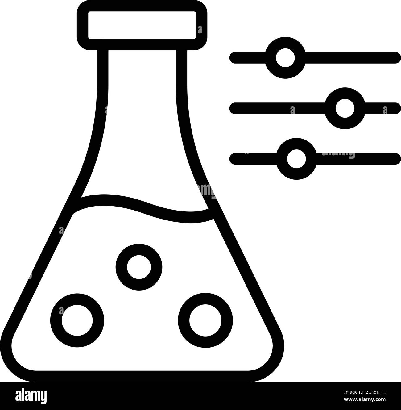 Lab flask icon outline vector. Science laboratory. Chemical tube Stock ... Lab flask icon outline vector. Science laboratory. Chemical tube Stock ...