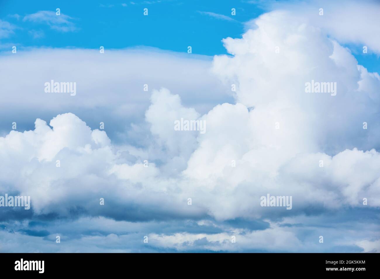 Panorama of daytime sky with clouds. sunset Sky background, daylight ...