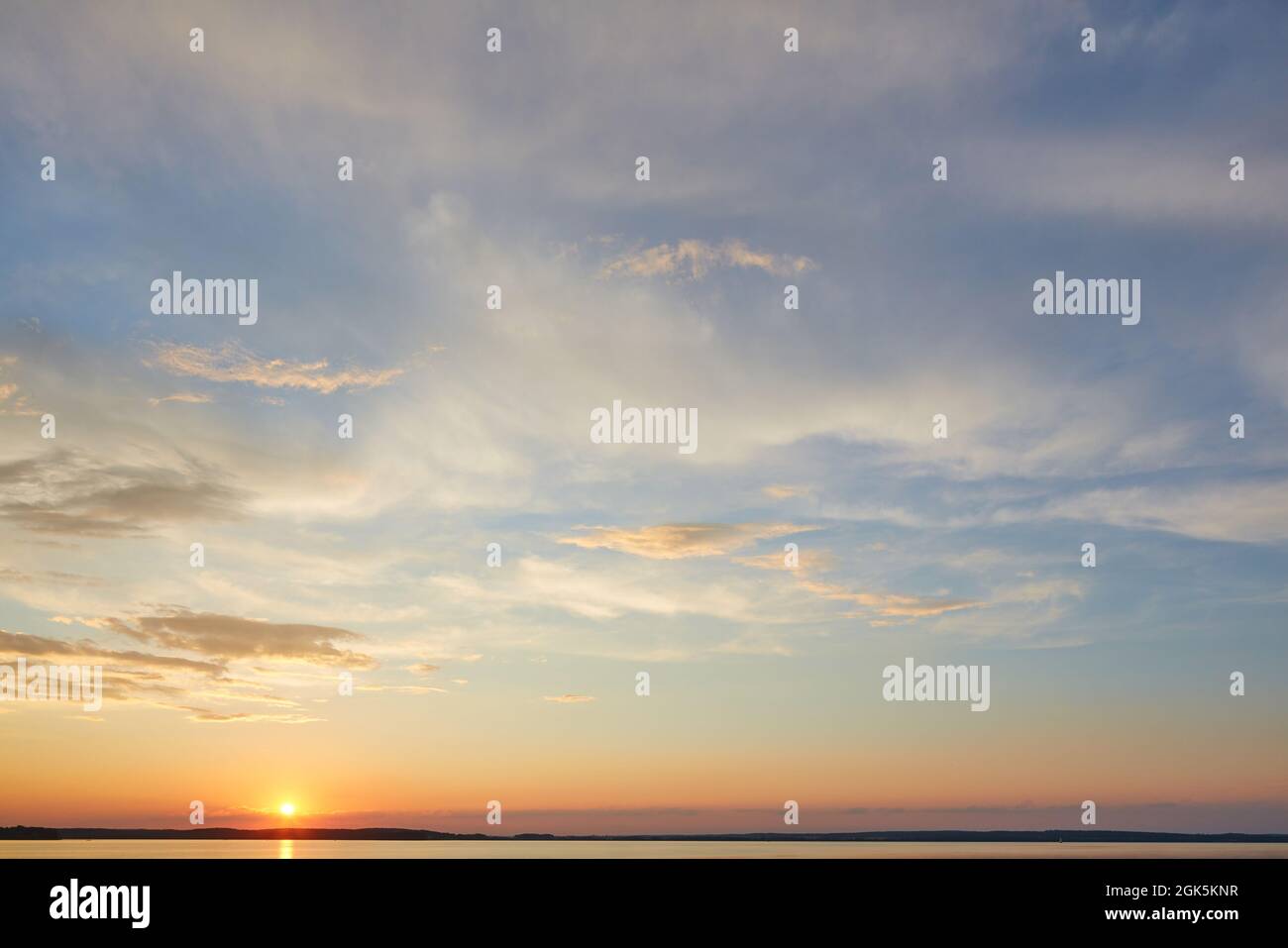 Panorama of evening sky with clouds. sunset Sky background, Sunrise sky ...