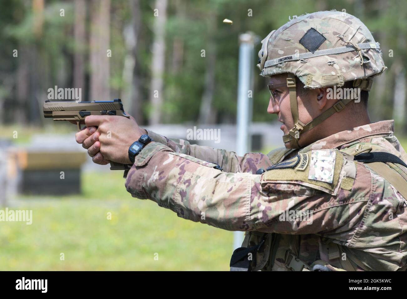 U.S. Army Staff Sgt. Mark Freshour, assigned to 173rd Airborne Brigade ...