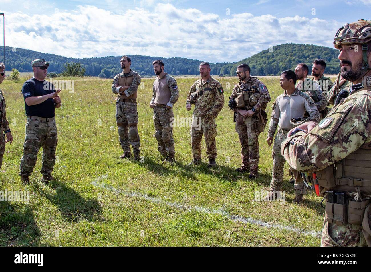 Sgt. 1st Class Daniel Walker, lane Noncommissioned Officer in Charge ...
