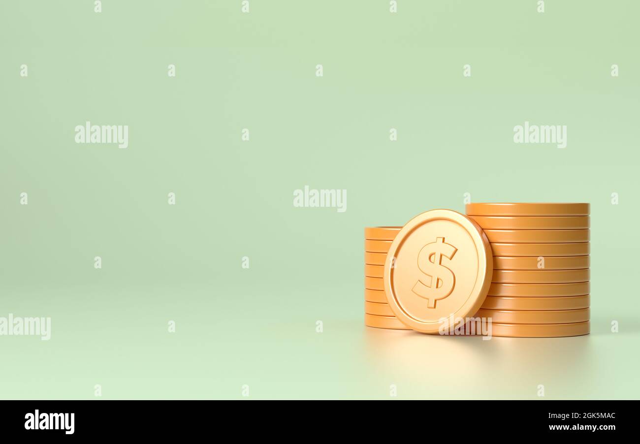 Coin stack icon outline hi-res stock photography and images - Alamy