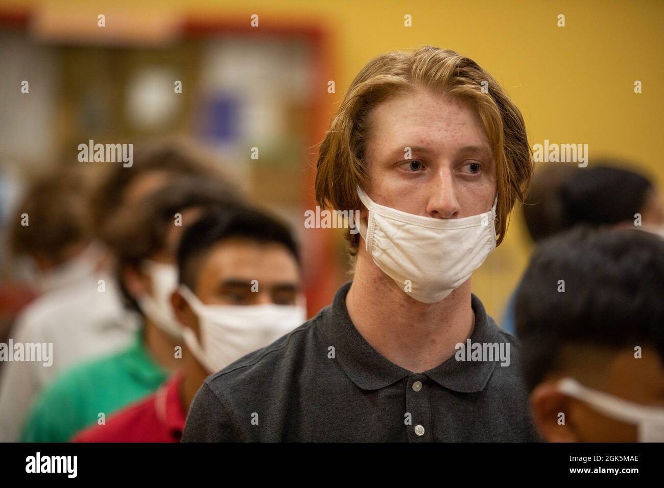 U.S. Marine recruit Tyler Ethridge, a new rct with Fox Company, 2nd ...