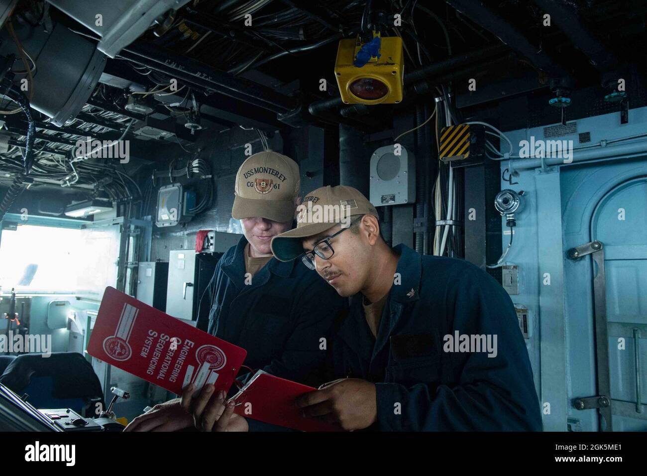 210809-N-WQ732-1002 RED SEA (August 9, 2021) – Seaman Jake Scanlan ...