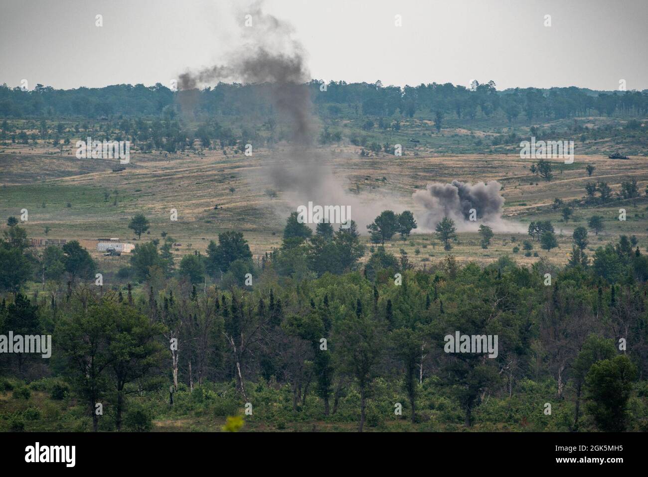 Expended 155 mm artillery rounds from the 1st Battalion, 201st Field ...
