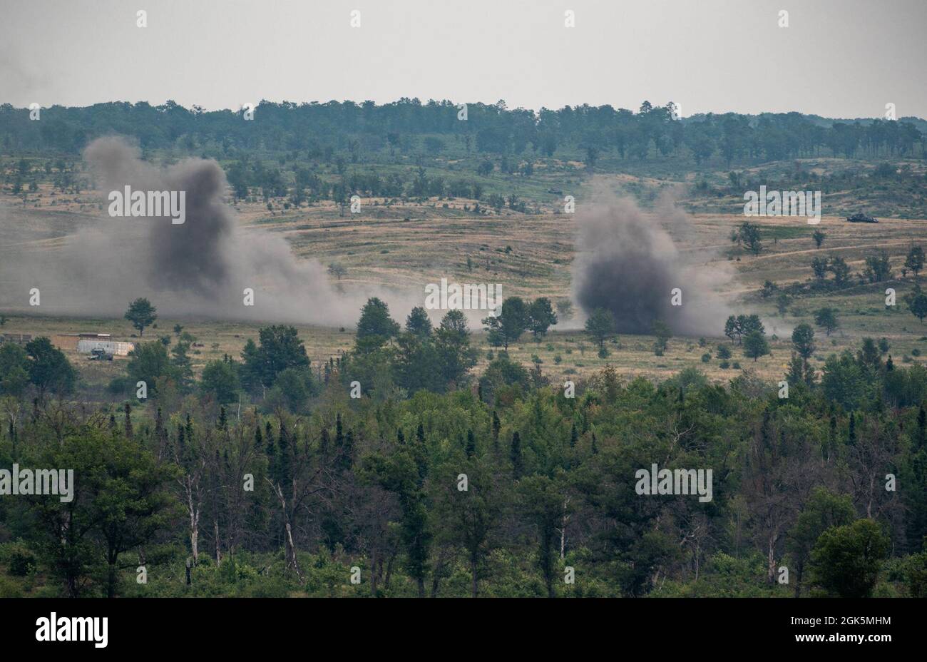 Expended 155 mm artillery rounds from the 1st Battalion, 201st Field ...