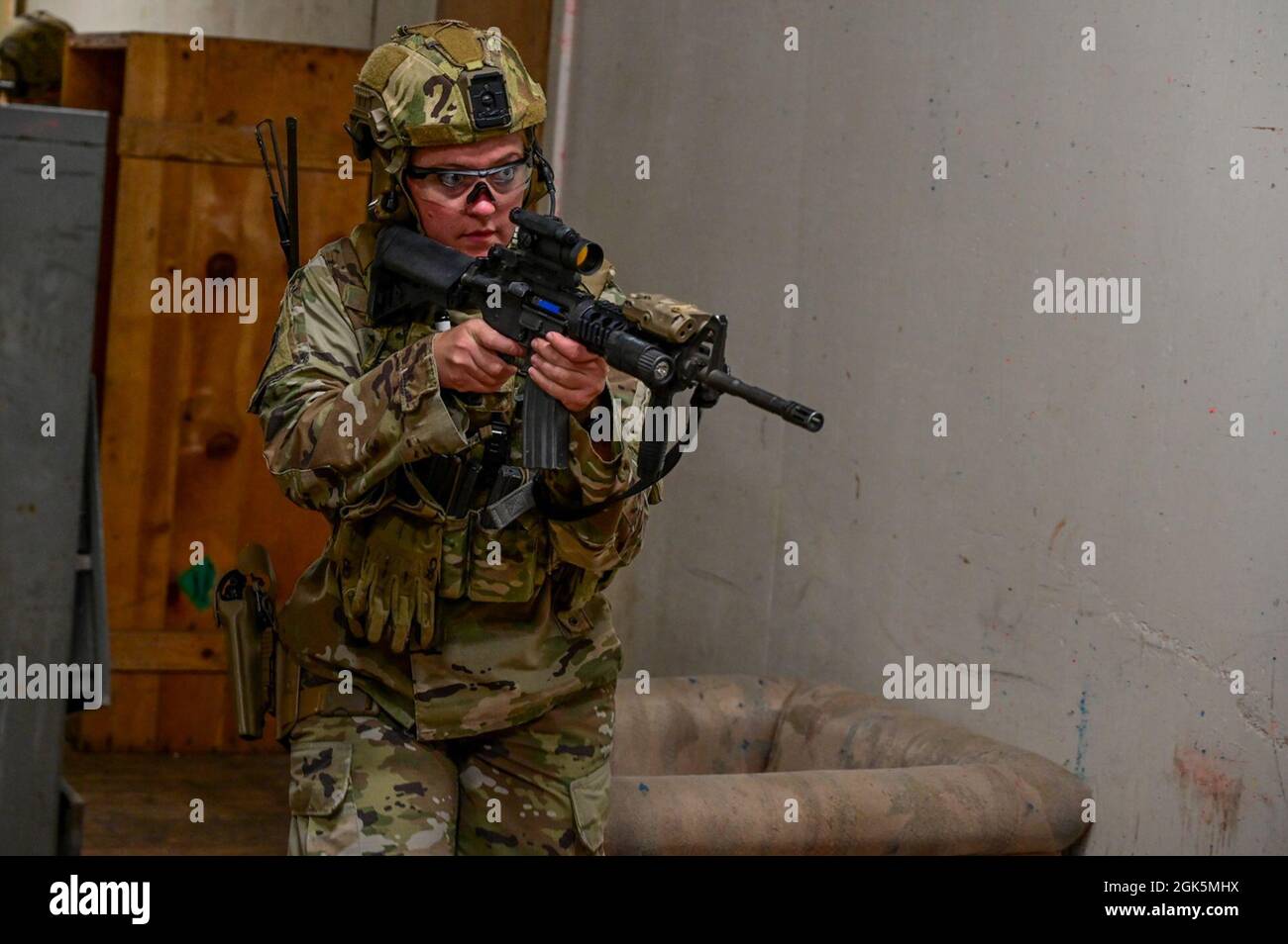 U.S. Air Force Tech. Sgt. Amanda Pruitt, a 126th Security Forces ...