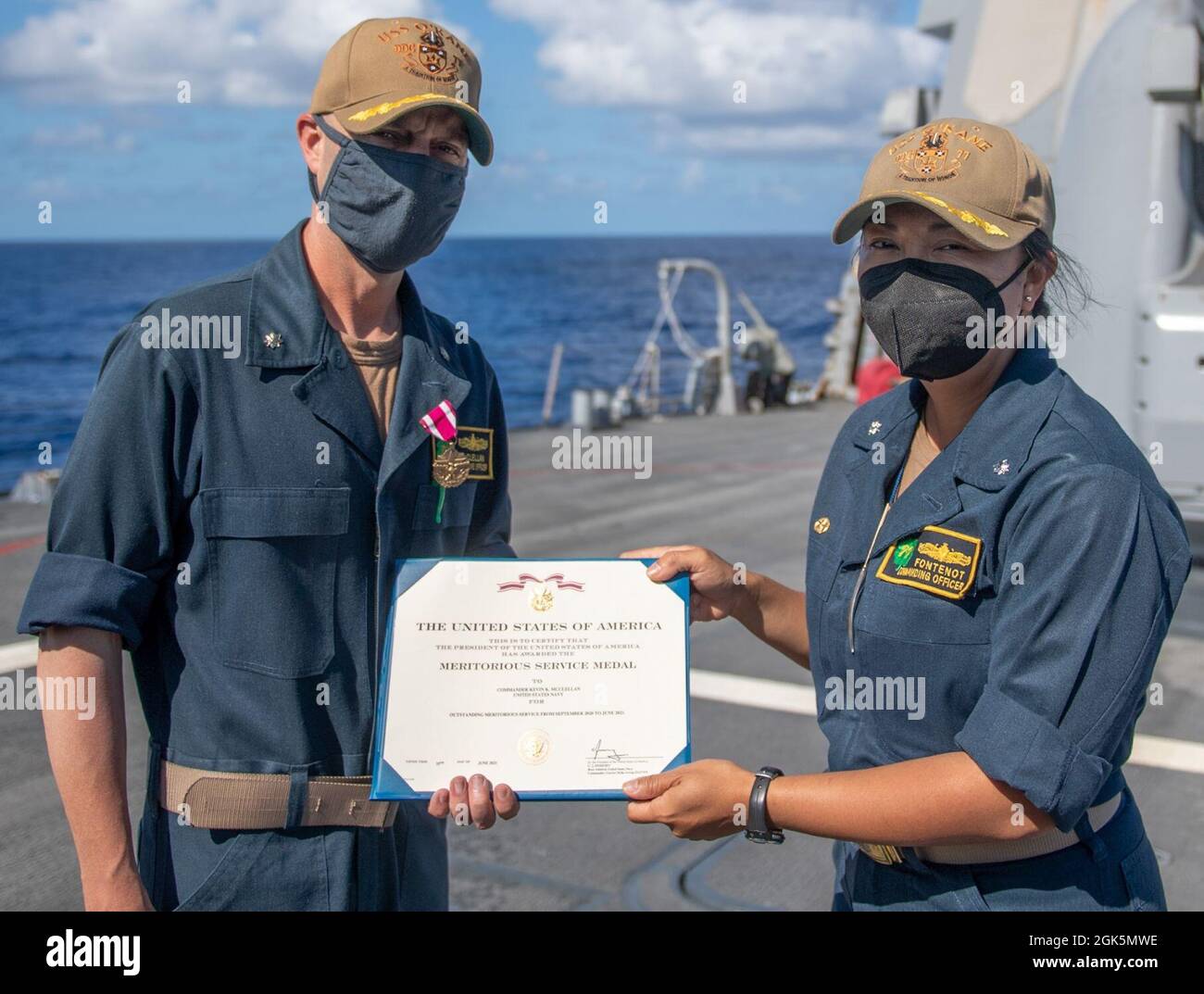 210809-N-MR124-1123 PACIFIC OCEAN (Aug. 9, 2021) Executive officer ...