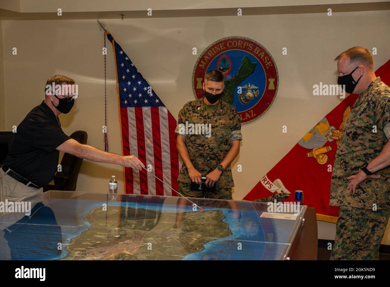 Don Baldwin, the Marine Corps Base (MCB) Camp Blaz Chief of Staff ...