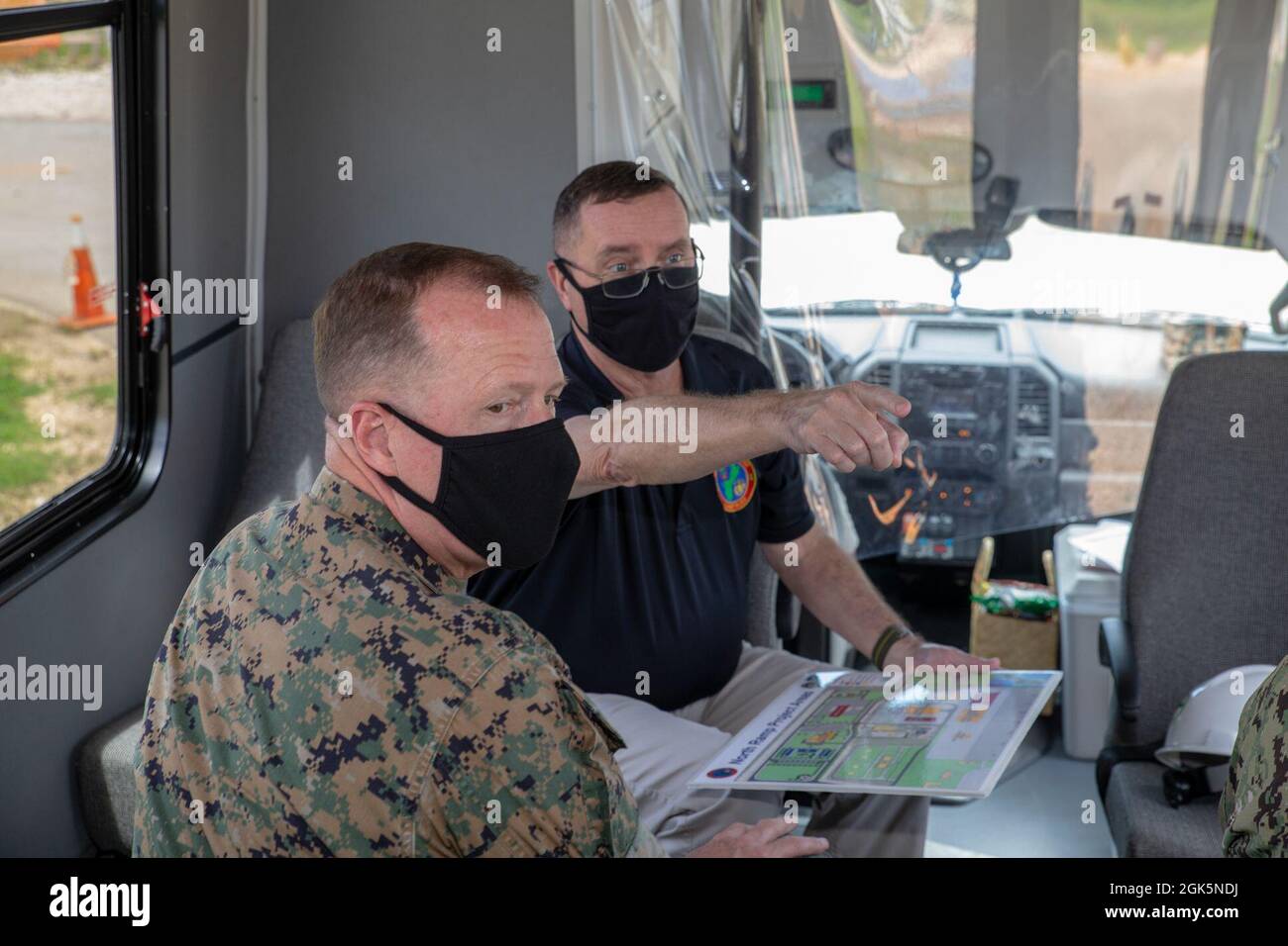 Don Baldwin, the Marine Corps Base (MCB) Camp Blaz Chief of Staff ...