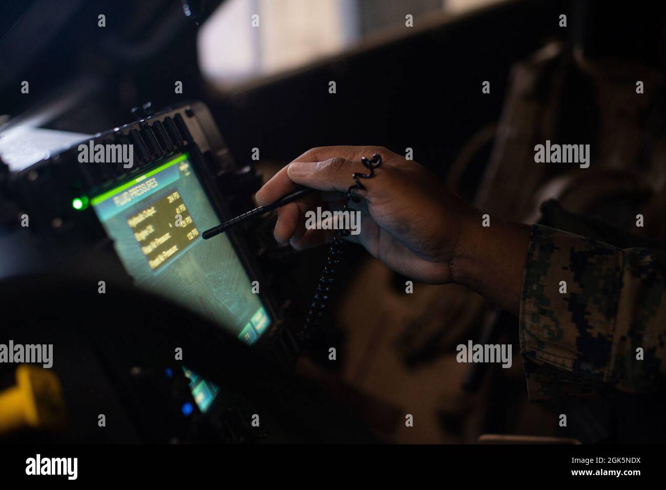 PACIFIC OCEAN (Aug. 9, 2021) U.S. Marine Corps Cpl. Felix Santiago, a ...