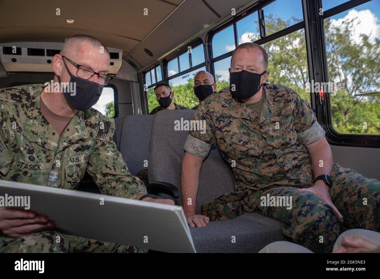 U.S. Navy Capt. Steven Stasick, the Officer In Charge of Construction ...