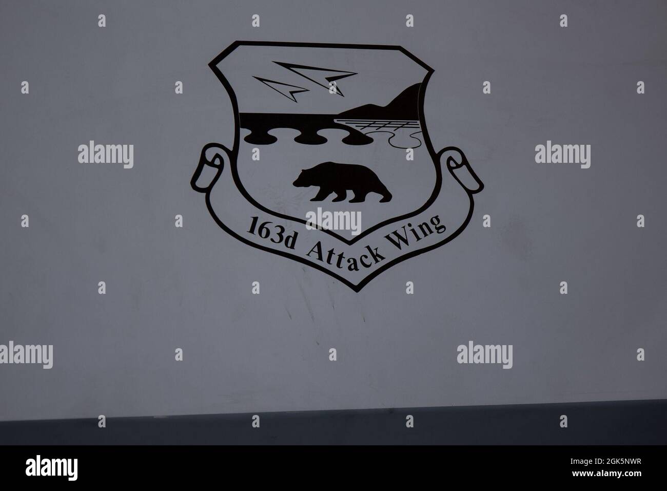 163d Attack Wing art adorns the body of an MQ-9 Reaper remotely piloted ...