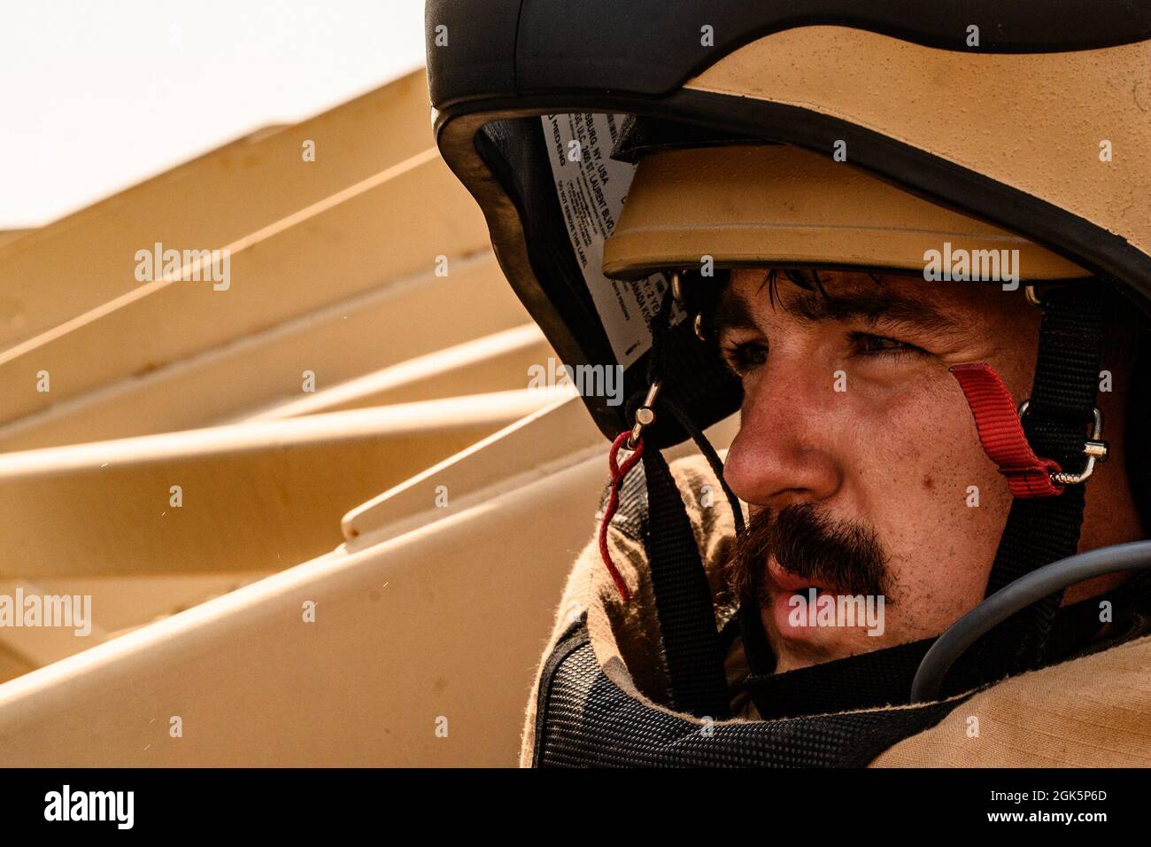 U.S. Air Force Tech. Sgt. Cameron Farrell, explosive ordinance team ...