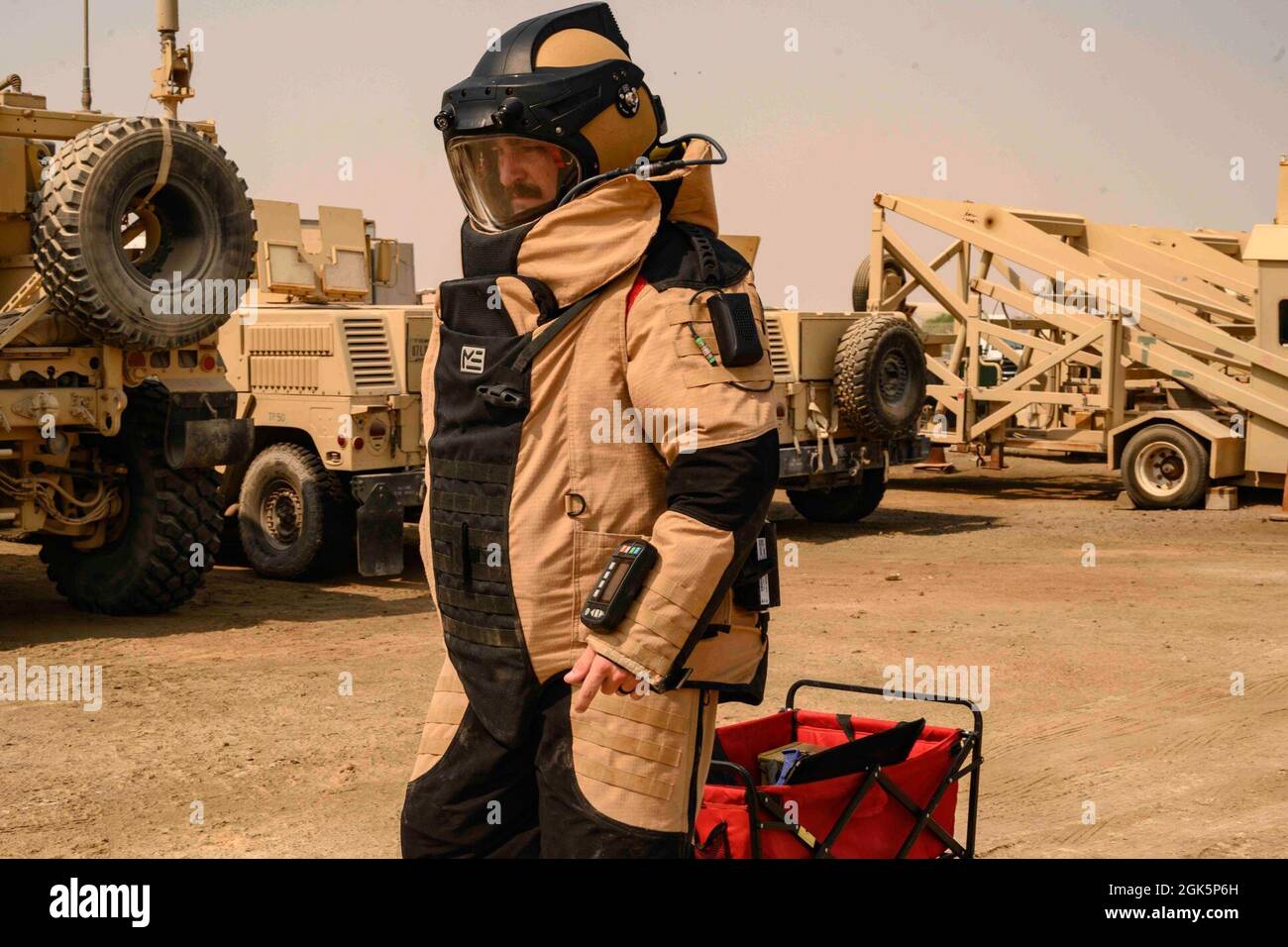 U.S. Air Force Tech. Sgt. Cameron Farrell, explosive ordnance team lead ...