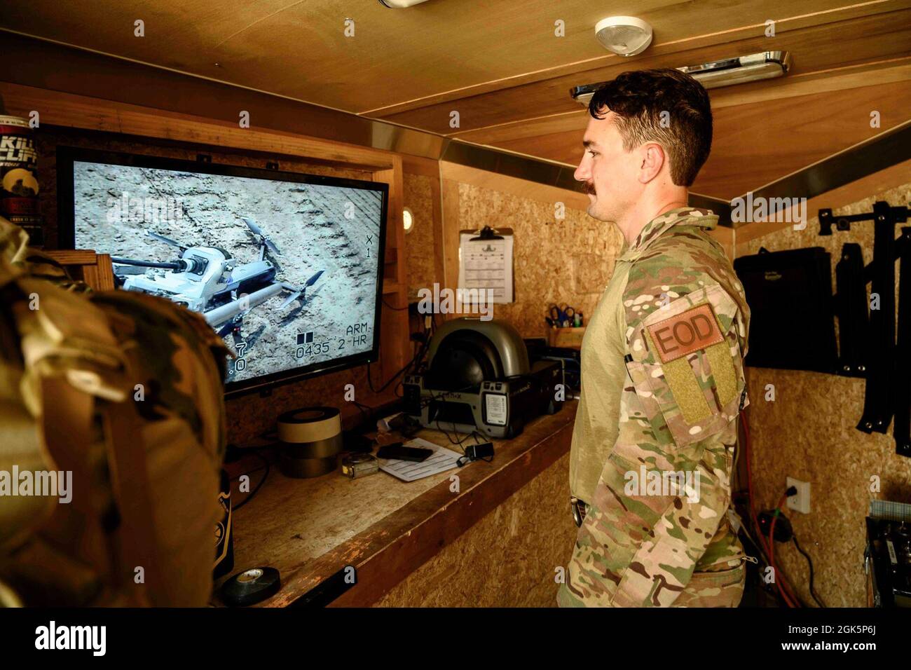 U.S. Air Force Tech. Sgt. Cameron Farrell, explosive ordnance team lead ...