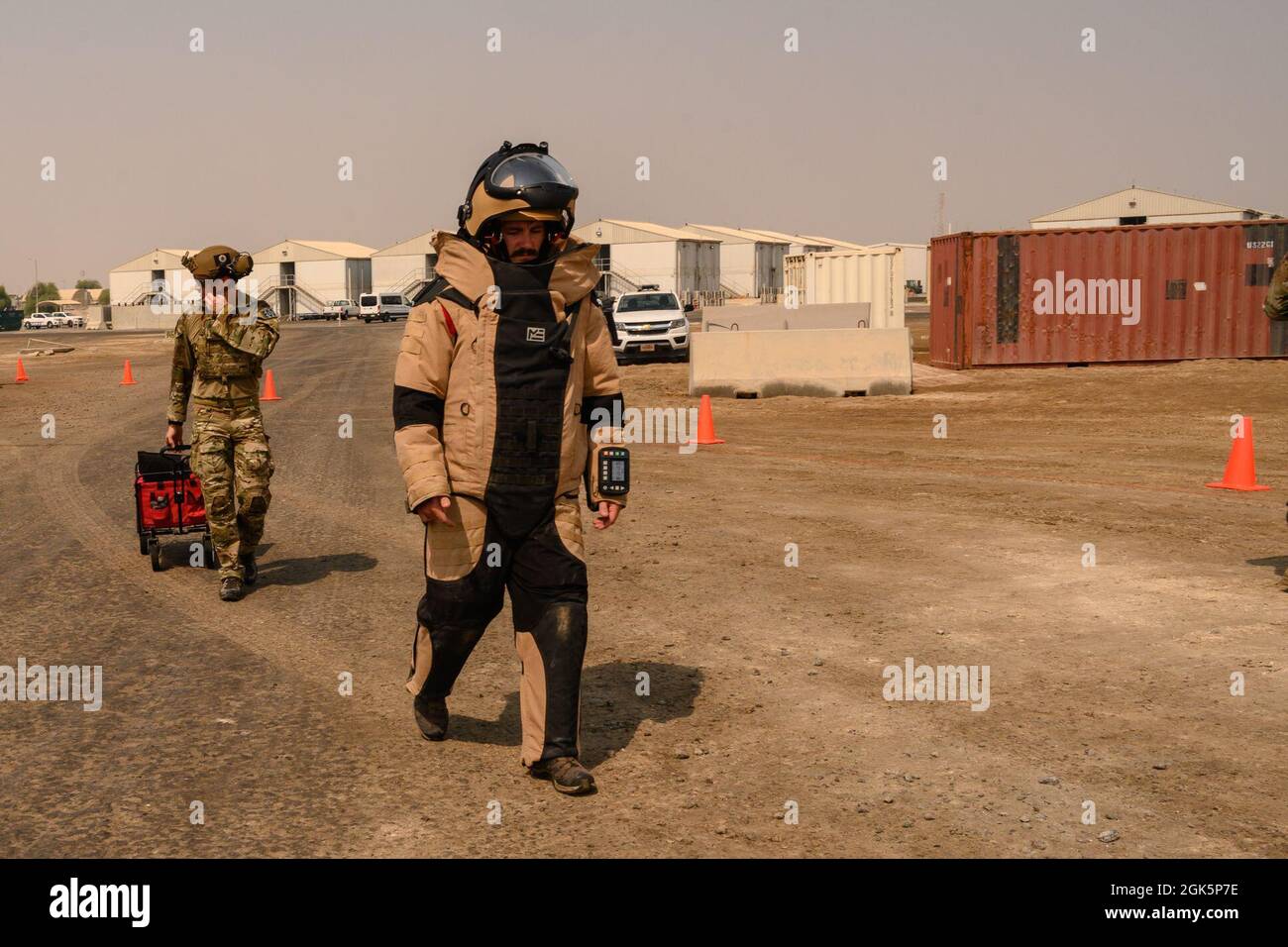 U.S. Air Force Tech. Sgt. Cameron Farrell, explosive ordnance team lead ...