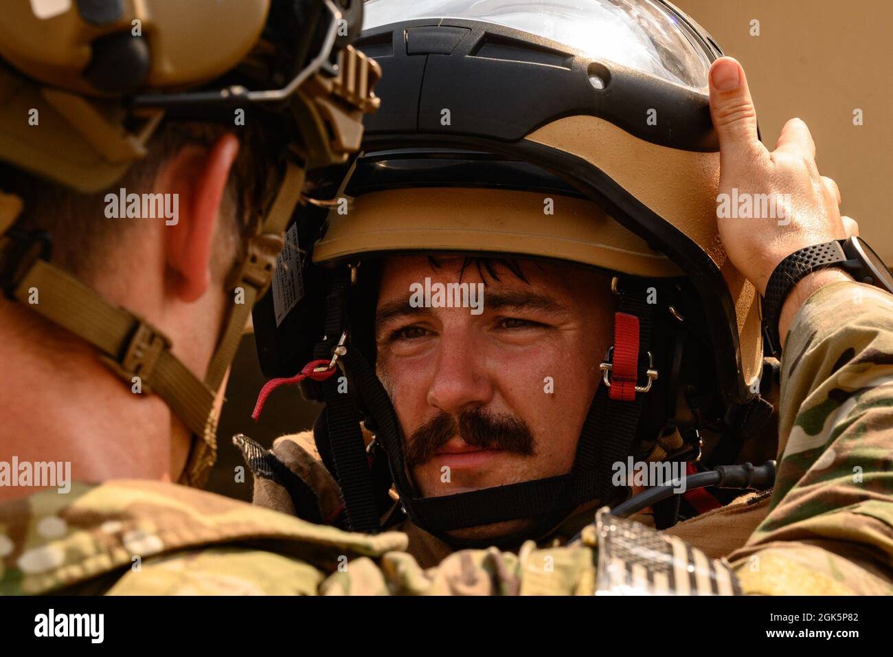 U.S. Air Force Tech. Sgt. Cameron Farrell, explosive ordinance team ...