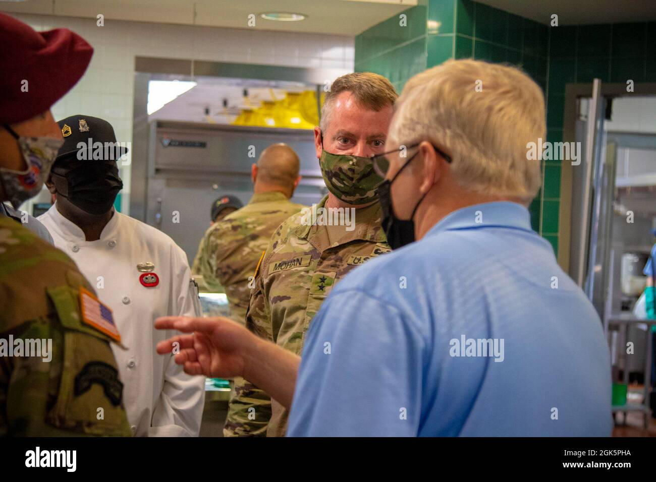 U.S. Army Major Gen. Christopher Mohan, Commanding General of Army ...