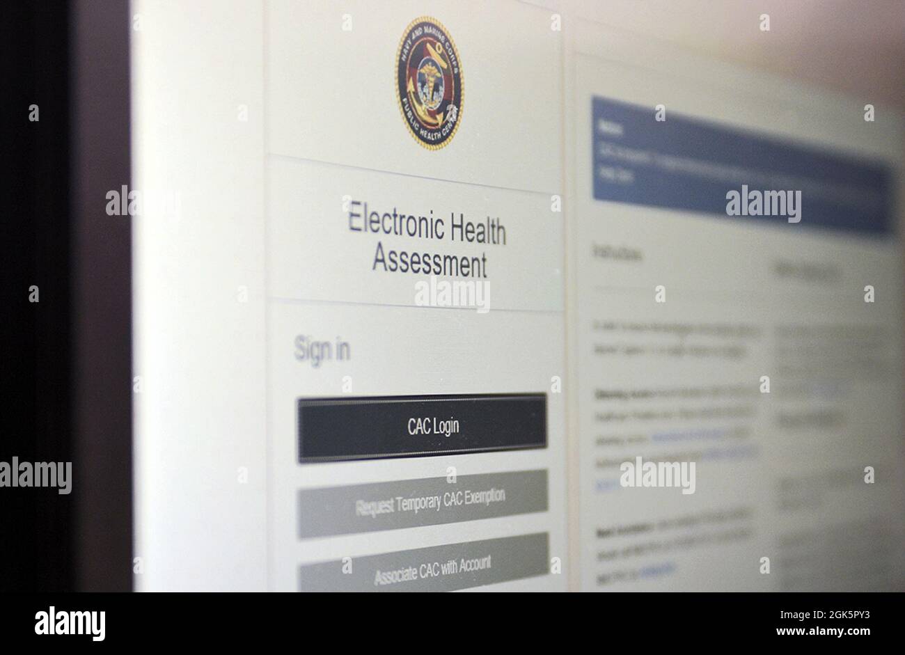 Pre deployment health assessment hi-res stock photography and images ...