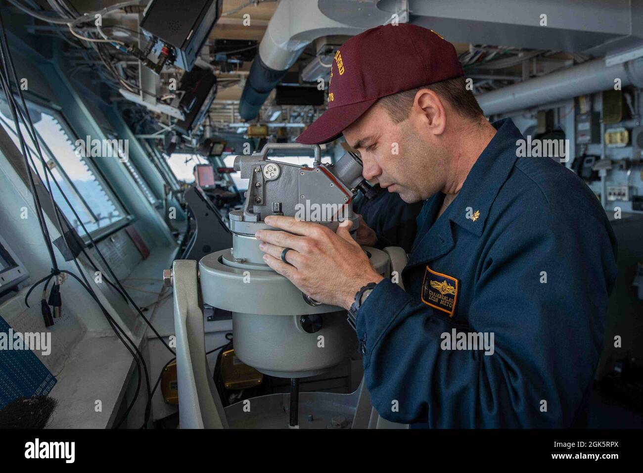 Lt. Cmdr. Vincent Chamberlain, from Sunrise, Florida, assigned to USS ...