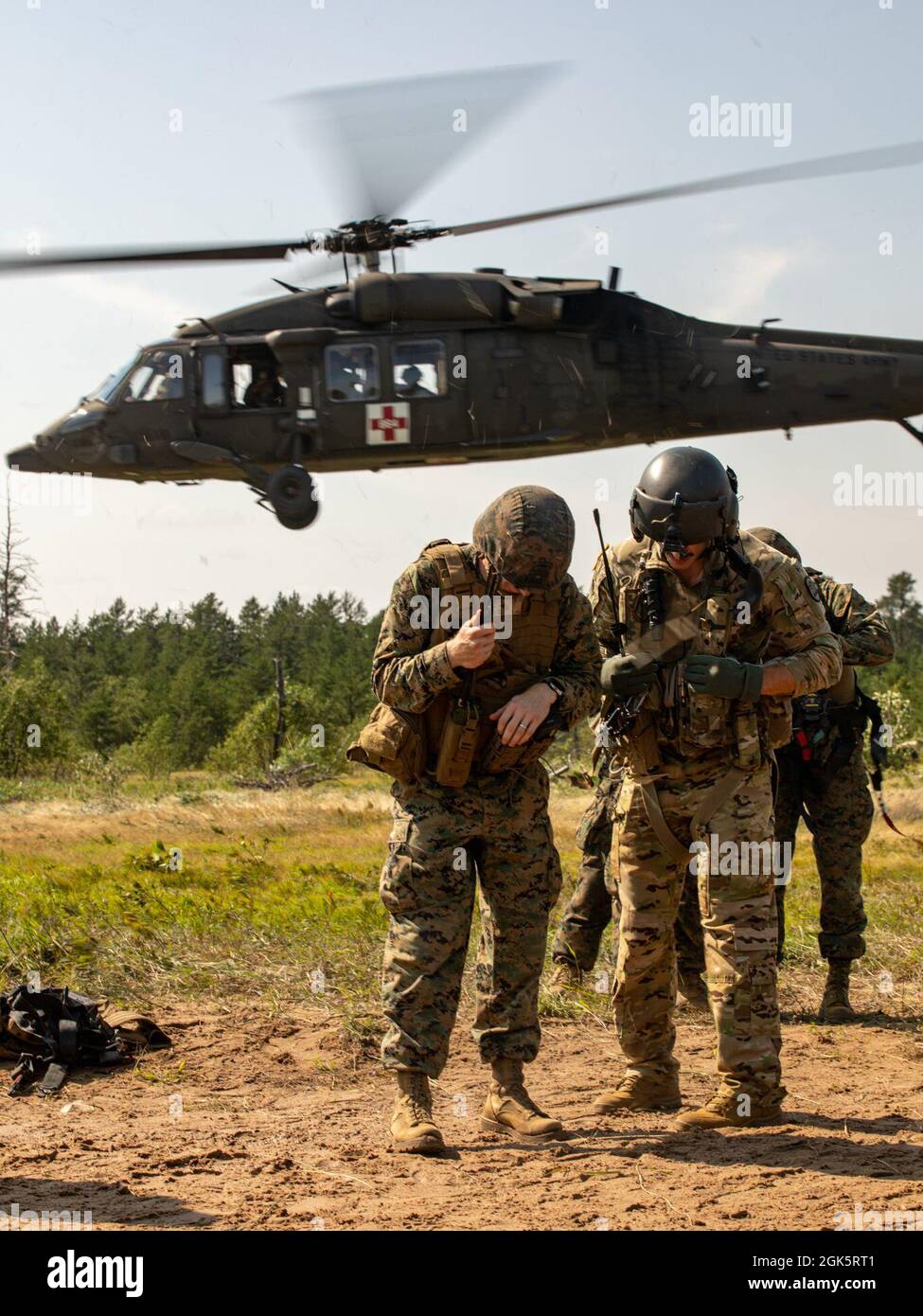 Marines with Combat Logistics Battalion (CLB) 451, 4th Marine Logistics ...