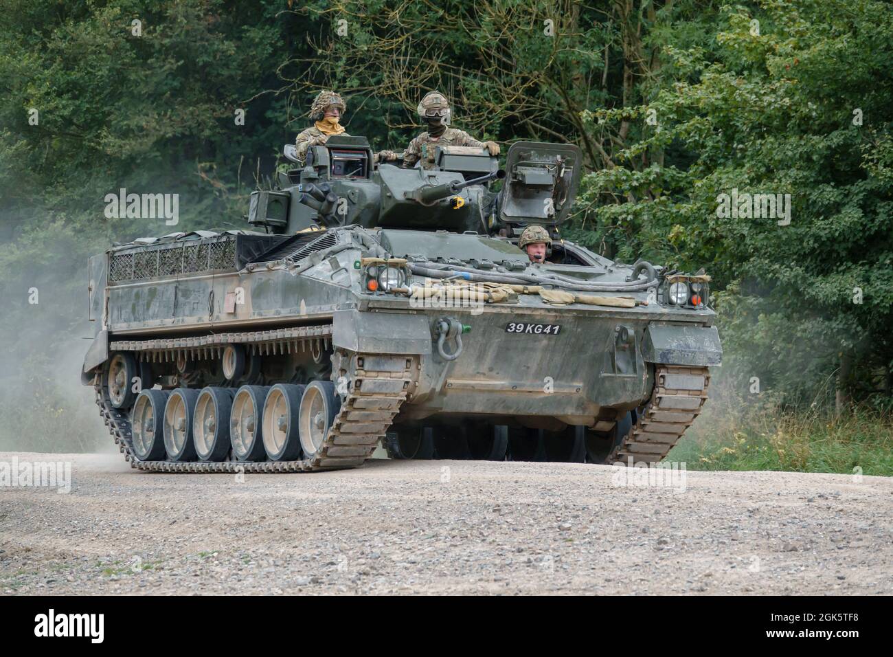 British army Warrior FV510 light infantry fighting vehicle tank in ...