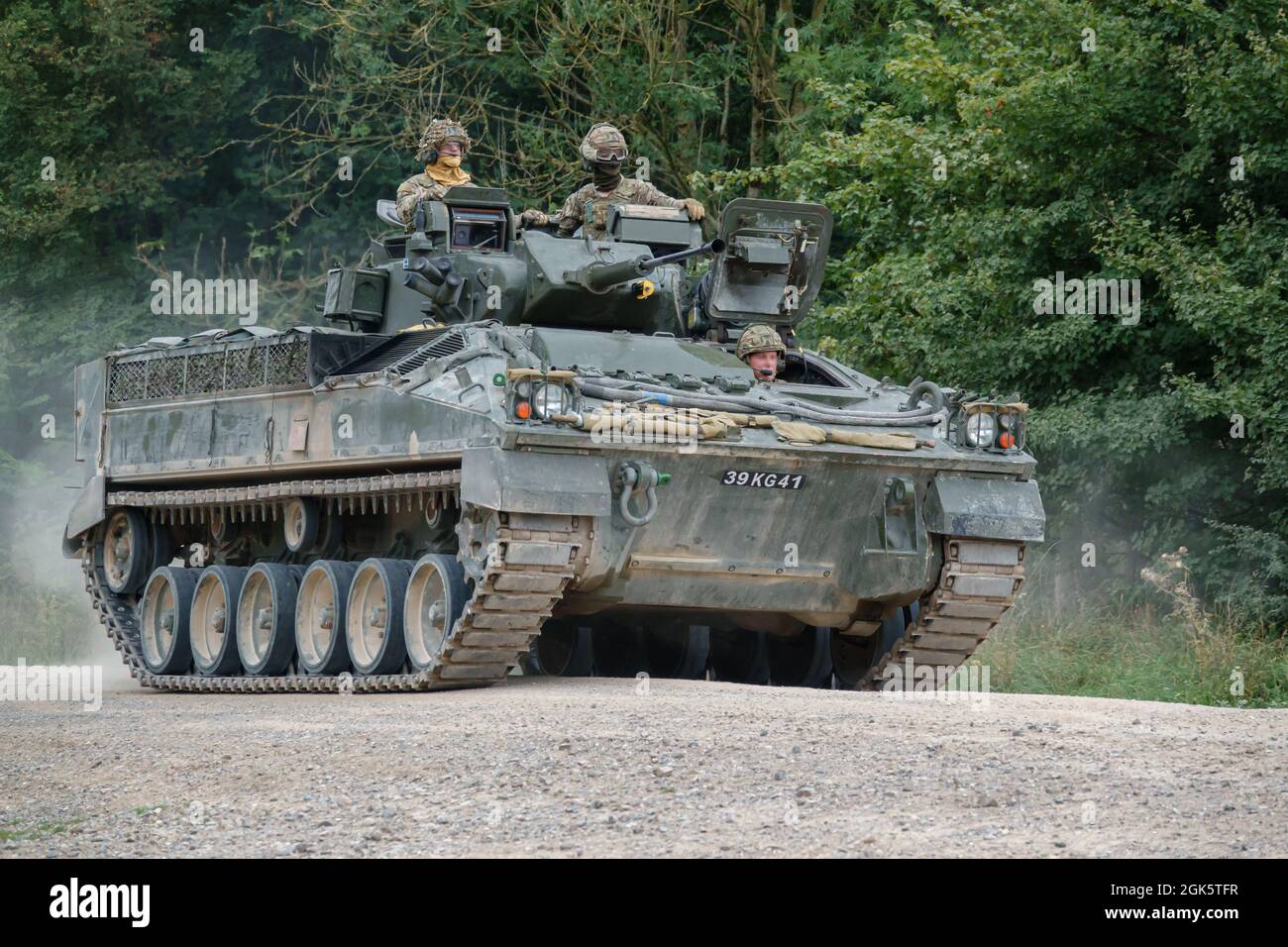 British army Warrior FV510 light infantry fighting vehicle tank in ...