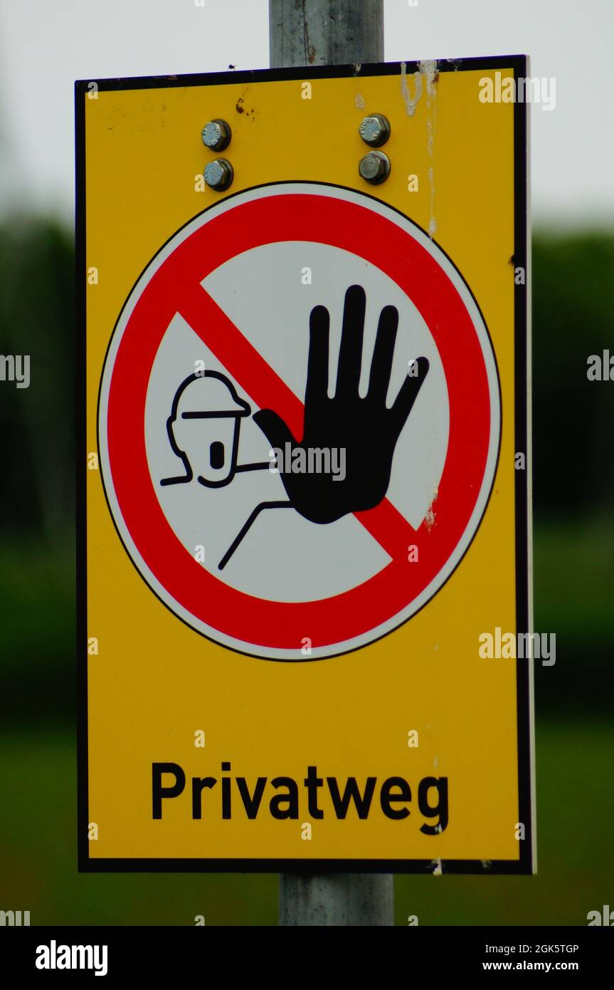 Prohibition of passage hi-res stock photography and images - Alamy
