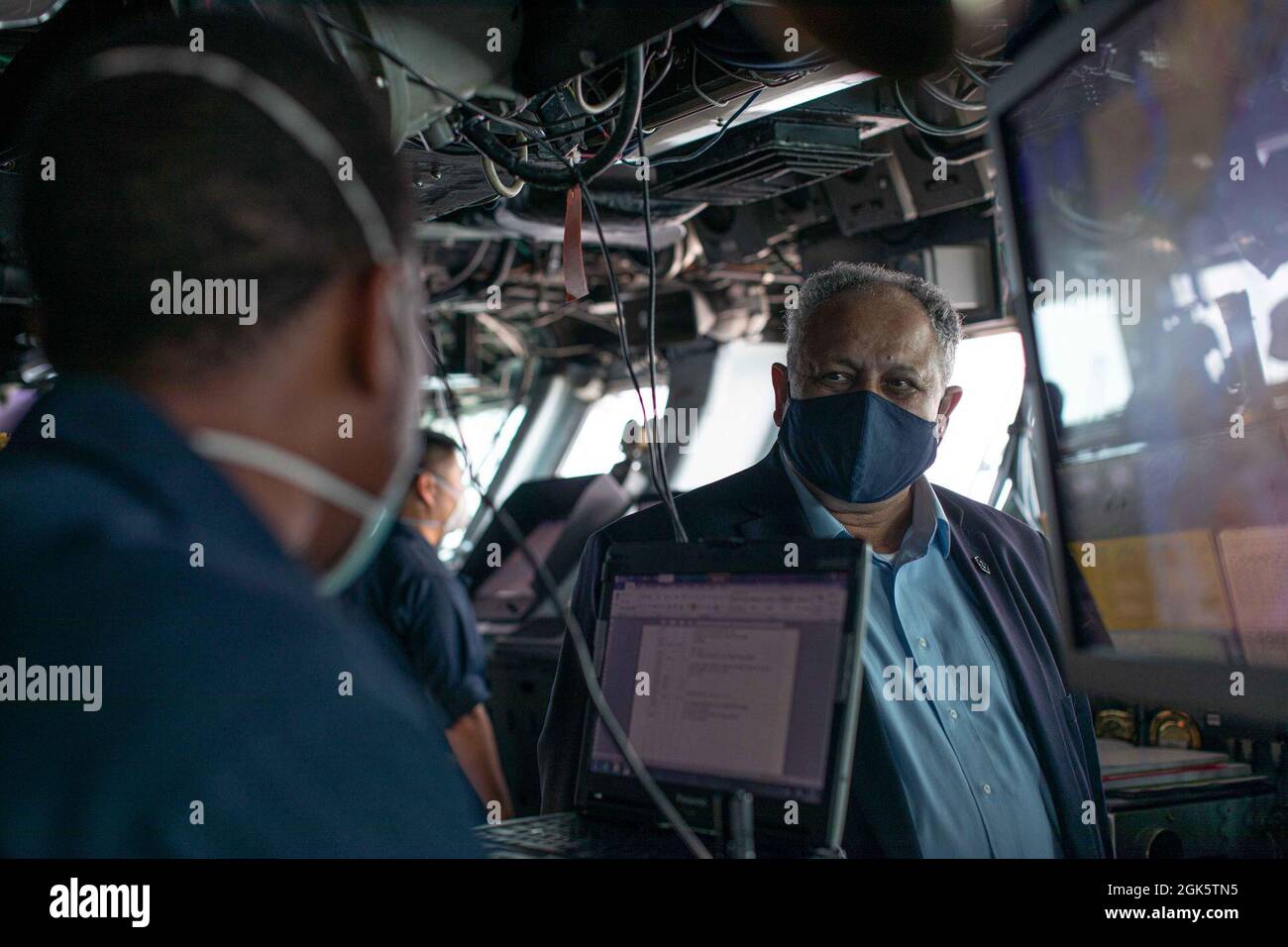 210810-N-IK871-3482 ATLANTIC OCEAN (Aug. 10, 2021) Secretary of the ...