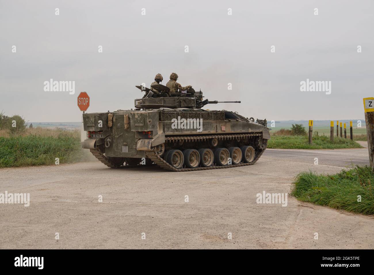 British army Warrior FV510 light infantry fighting vehicle tank in ...