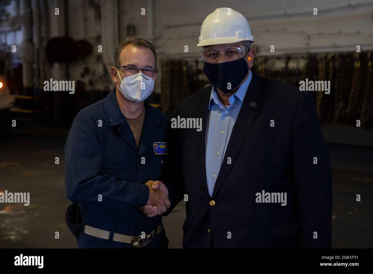 210810-N-EG940-2197 ATLANTIC OCEAN (Aug. 10, 2021) Secretary of the ...