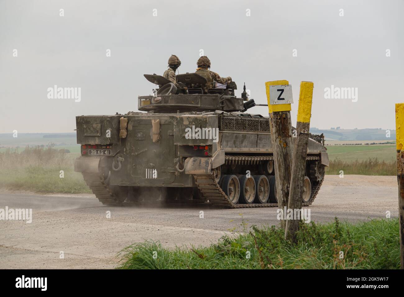 British army Warrior FV510 light infantry fighting vehicle tank in ...