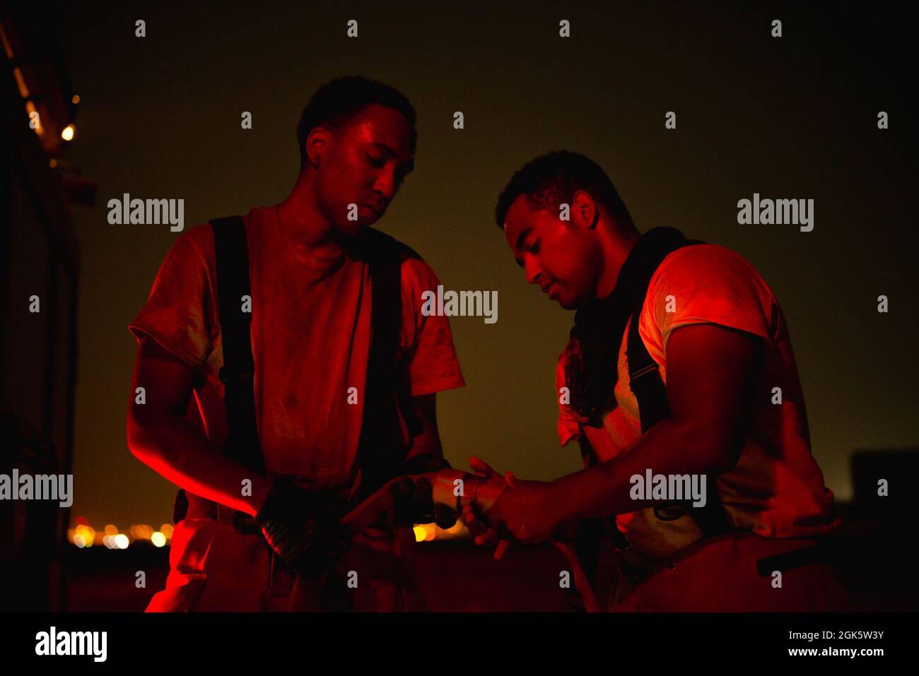 Airman 1st Class Kenyatta Hinton-Pope and Airman 1st Class Matthew ...