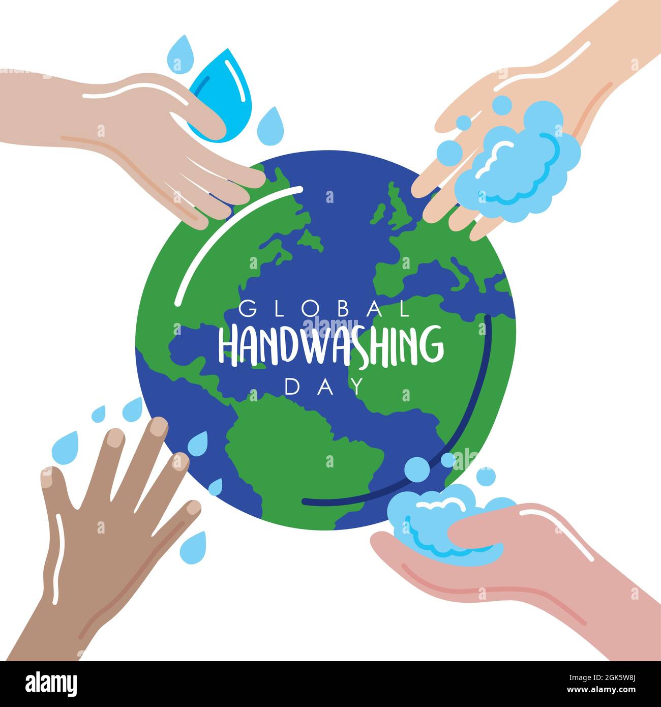 global handwashing day template campaign Stock Vector Image & Art - Alamy