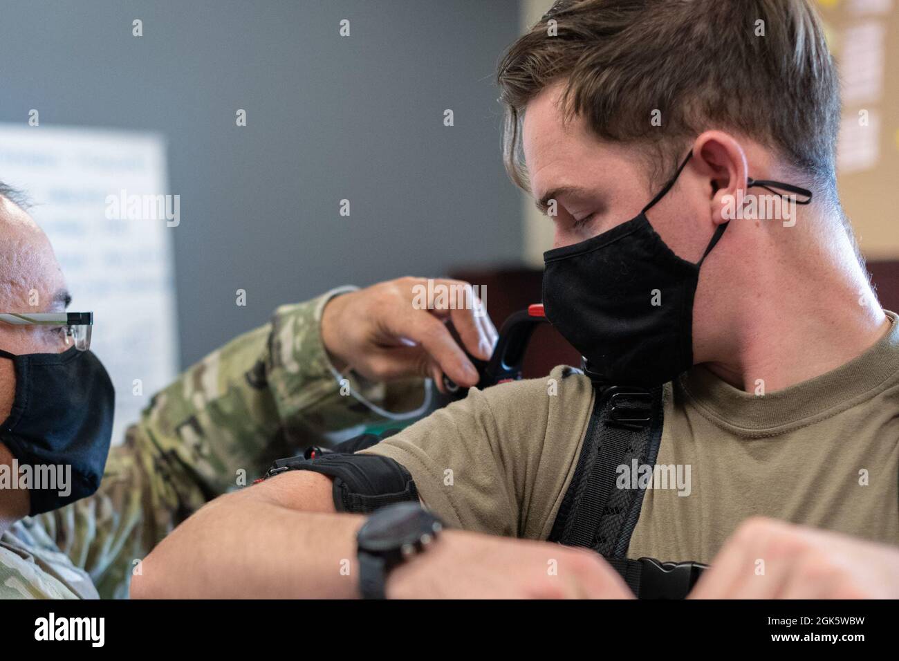 Senior Airman Zachary Ford, an AC-130W Stinger II crew chief assigned ...