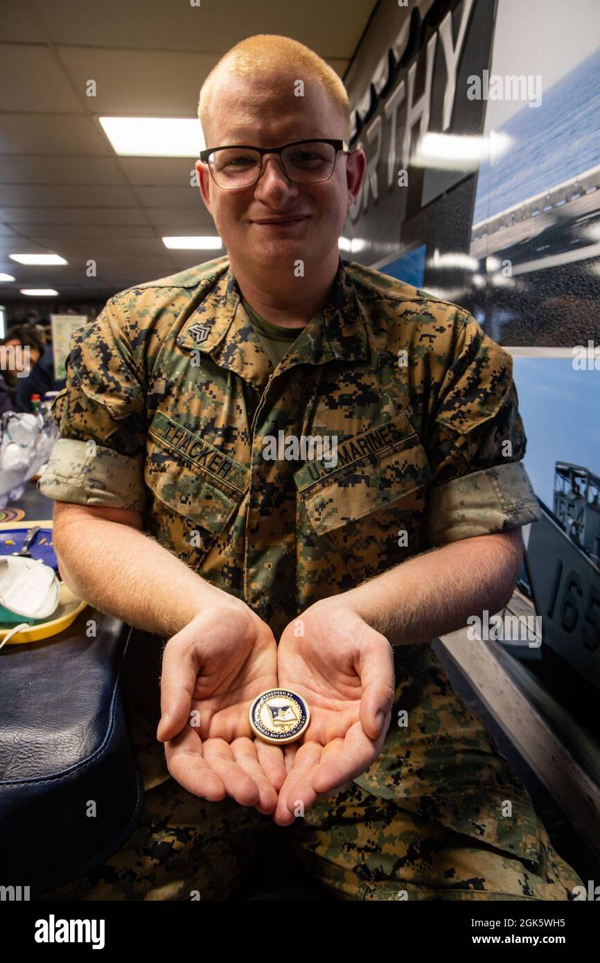 U.S. Marine Corps Sgt. Dalton Thacker, force deployment planning ...