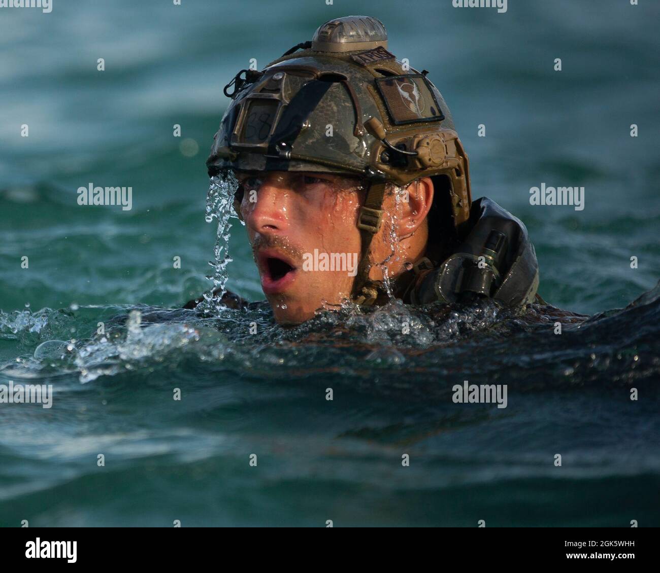 A U.S. Marine with 3d Reconnaissance Battalion, 3d Marine Division ...